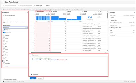 Explore And Transform Spark Data With Data Wrangler Microsoft Fabric Microsoft Learn