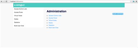 Macos Why Ejabberd Web Admin Has Less Option On Compile And Install