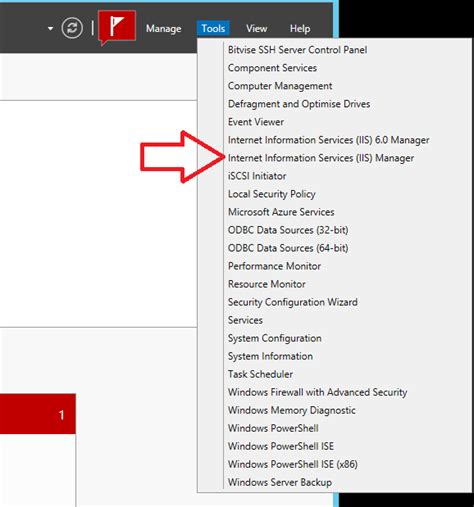 Azure Iis Manager On Windows Server 2012 Stack Overflow