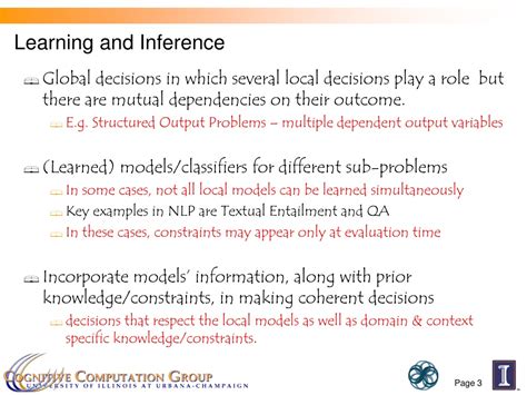 Ppt Constrained Conditional Models Learning And Inference In Natural