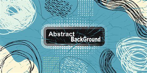 다양한 모양과 질감의 크리에이티브 낙서 아트 헤더 콜라주 배경 현대 추상적 배경 소책자 표지 배너 포스터 0명에 대한 스톡 벡터