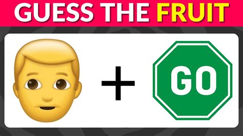 Can You Guess The Fruit By Emojis Emoji Quiz Youtube