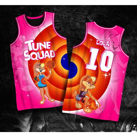 Space Jam Lola Bunny Tune Squad Jersey W Shorts Full Sublimation