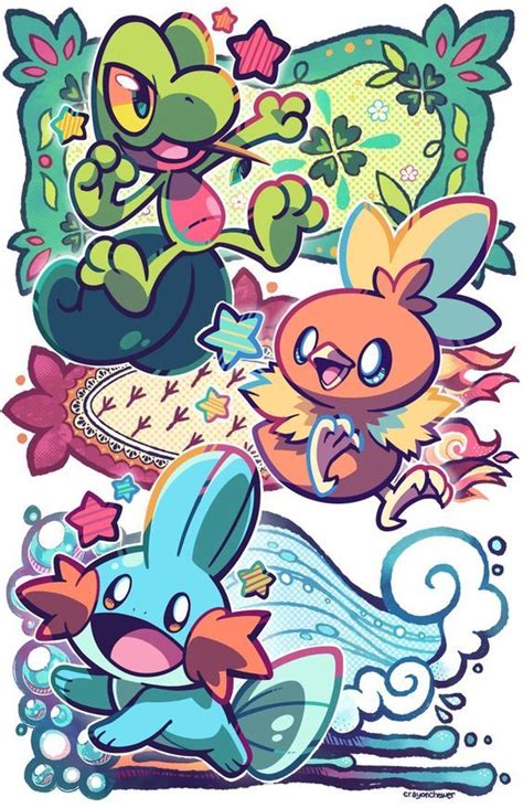 Treecko Torchic Mudkip Torchic Treecko And Mudkip I Choose You