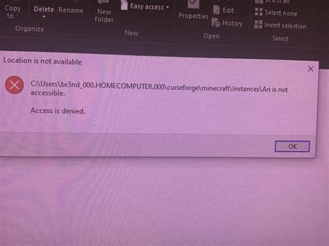 Very Time I Press The “open Folder” Button It Just Shows This How Do I