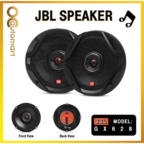 Jbl Gx Series Gx Way Coaxial Car Loudspeakers With Polypropylene Cones Pair Black