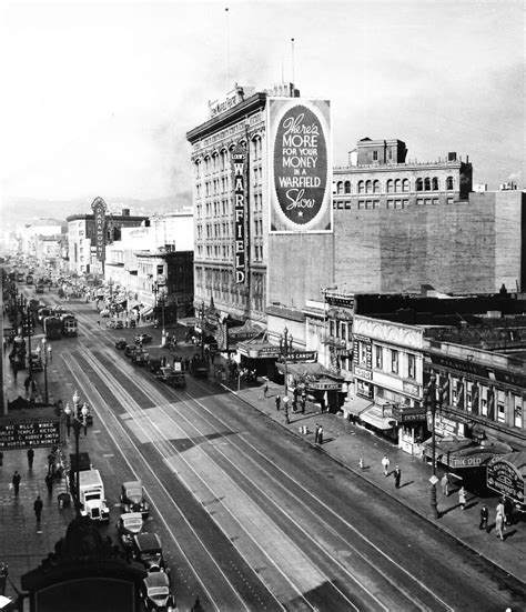 San Francisco Theatres The Warfield Theatre History Exterior Views