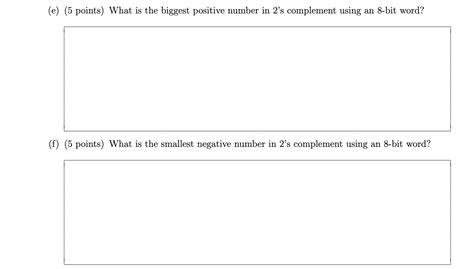 Solved Question Points Find The Binary Chegg