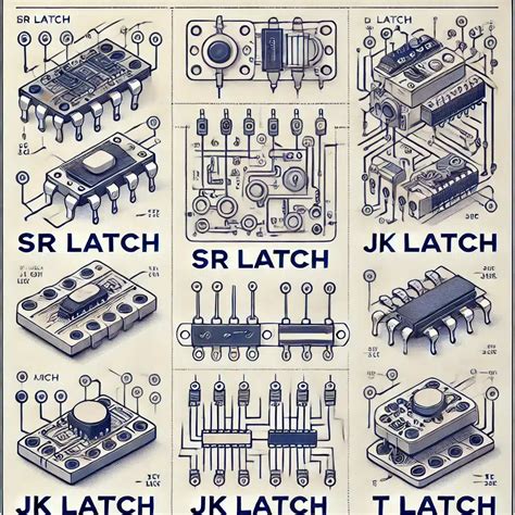 8 Types Of Latches Working Principle And Applications Linksemicon