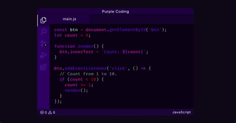 Purple Coding By Psjoon Vs Code Themes