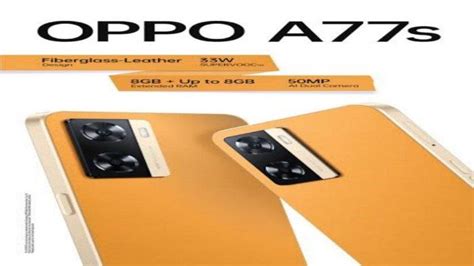Harga Hp OPPO A77s Terbaru Layar Lebar Dengan Prosesor Snapdragon Baterai Jumbo Fast Charging