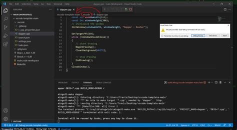 VS Code Compiler Issue Exit Code 2 Ask GameDev Tv