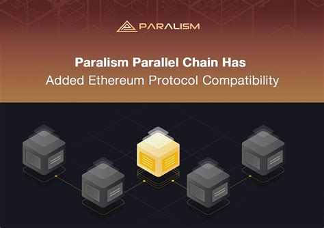 Announcement Paralism Parallel Chain Has Added Ethereum Protocol