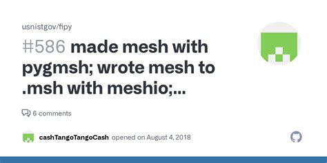 Made Mesh With Pygmsh Wrote Mesh To Msh With Meshio Gmsh D Cannot Parse Msh File Issue
