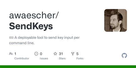 Github Awaeschersendkeys ⌨️ A Deployable Tool To Send Key Input Per
