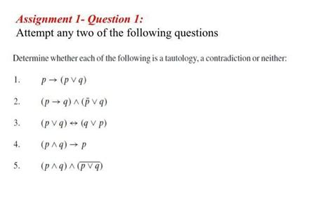 Solved Assignment 1 Question 1 Attempt Any Two Of The