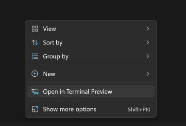 Show All Profiles Shells In Open In Terminal Context Menu Issue Microsoft Terminal