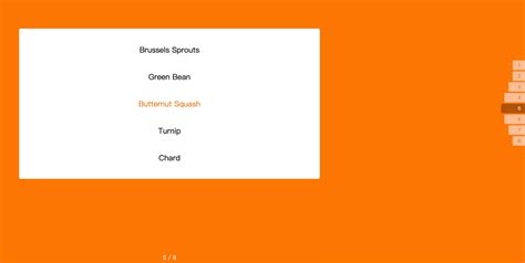 Html页面右侧垂直分页导航效果，鼠标滑过页码突出显示！