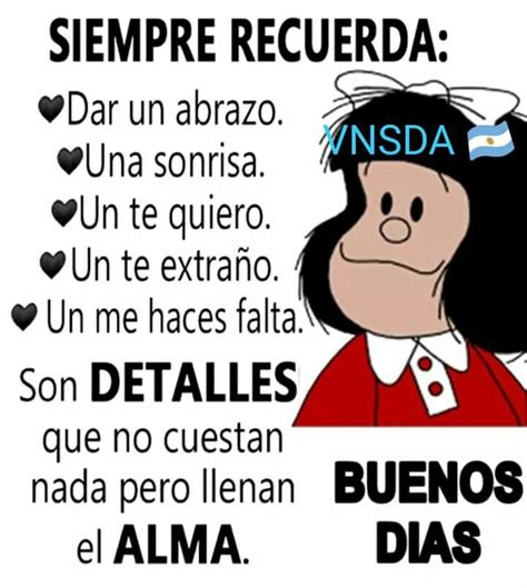 Mafalda Frases Y Buenos Dias 4 Imágenes Buenos Días