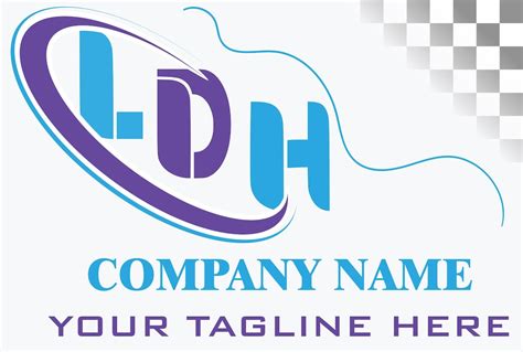 Premium Vector Ldh Letter Logo Design