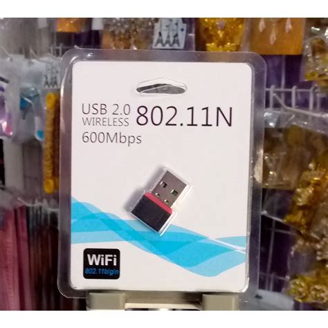 Jual USB WiFi Adapter Wireless MINI Network Dongle 300Mps 600Mbps Shopee Indonesia