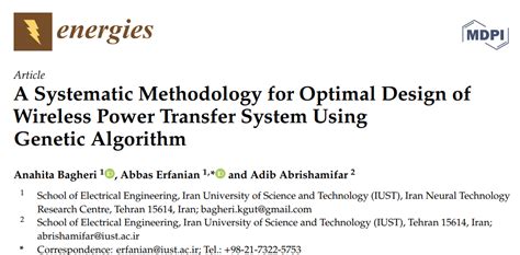A Systematic Methodology For Optimal Design Of Wireless Power Transfer