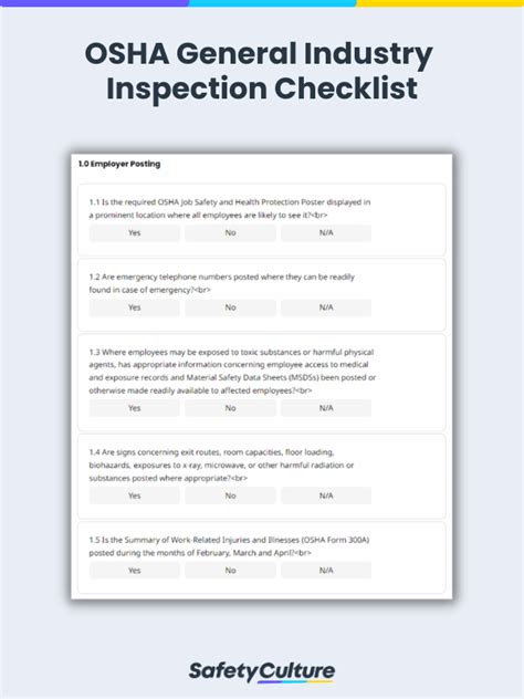 Osha Fire Prevention Checklist Fire Safety At Work Colab
