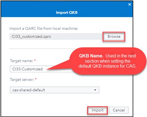 Sas Viya Add A Customized Quality Knowledge Base Qkb To Cas And Sas Compute
