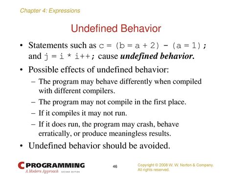expressions chapter 4 copyright © 2008 w w norton and company ppt
