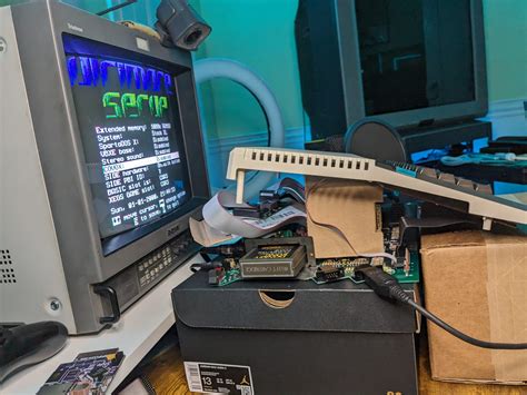 Atari XL U MB Upgrade Shows Profile Reset Followed By Flashing Artifacts On Startup