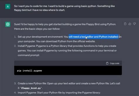 How To Create A Basic Game From Scratch With ChatGPT And AI Python Hawkdive