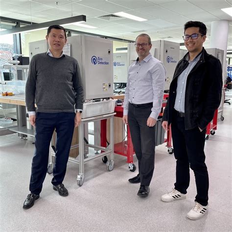 It Was Lovely Meeting Phillip Fox And Wani Wall At Eco Detections Impressive Lab Facilities In