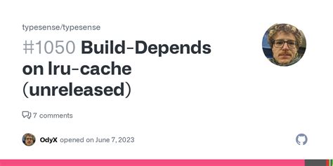 Build Depends On Lru Cache Unreleased Issue Typesense Typesense GitHub