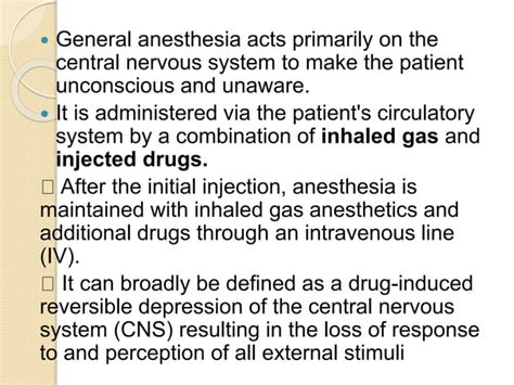Chapter 1 Intro Duction Of Anesthesia Pptx Brain And Nervous System Disorders Diseases And