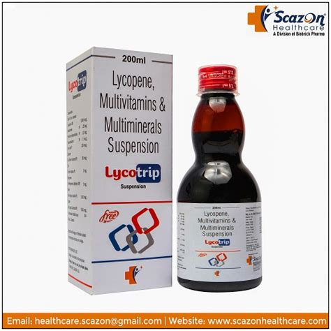 Lycopene Multivitamin And Multimineral Syrup Manufacturer Supplier