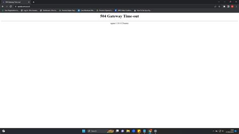 Error Gateway Time Out Ketika Mengakses Spada UMS Biro Inovasi Pembelajaran