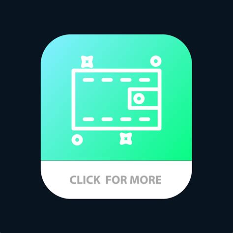 Wallet Money Cash Mobile App Button Android And Ios Line Version
