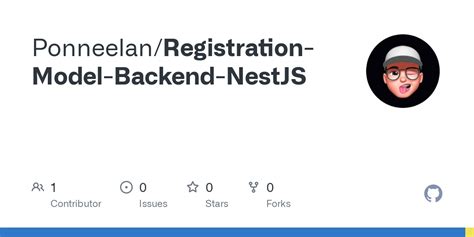 Github Ponneelanregistration Model Backend Nestjs