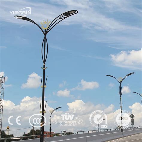 Outdoor European Antique Garden Lights Decorative Power Street Lamp Lighting Road Waterproof