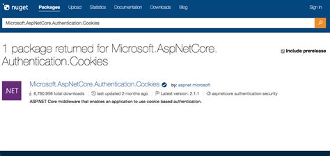 Dotnet Aspnetcore Nuget Warning Nu1605
