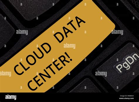 Word Writing Text Cloud Data Center Business Concept For Off Premise Form Computing That Stores