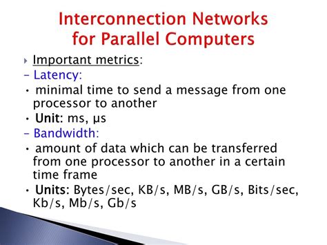 Ppt Parallel System Interconnections And Communications Powerpoint Presentation Id1912194