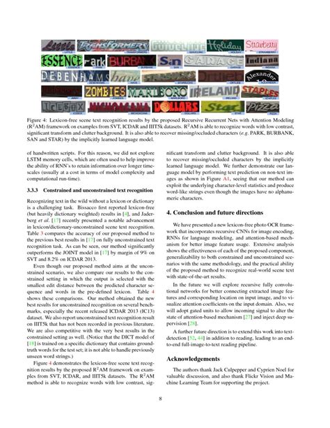 Recursive Recurrent Nets With Attention Modeling For Ocr In The Wild Deepai