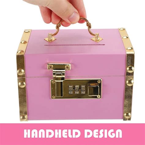 Badu Bg Дървена касичка Изящна многофункционална практична декоративна кутия Касичка Малък