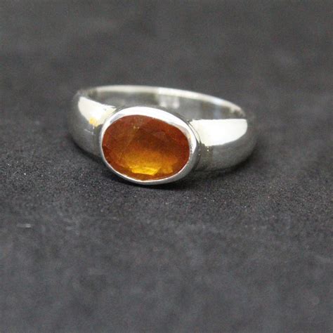 Glass Fire Opal Ring Etsy