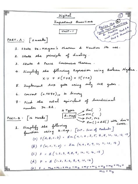 unit 1 important questions pdf