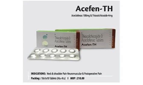 Acefen Th Tablet 100 Mg At ₹ 210box In Kanpur Id 2855286533112