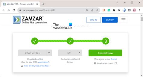 how to convert word to multipage tiff image