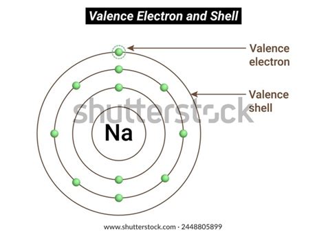 Valence Electron Valence Shell Stock Vector Royalty Free 2448805899