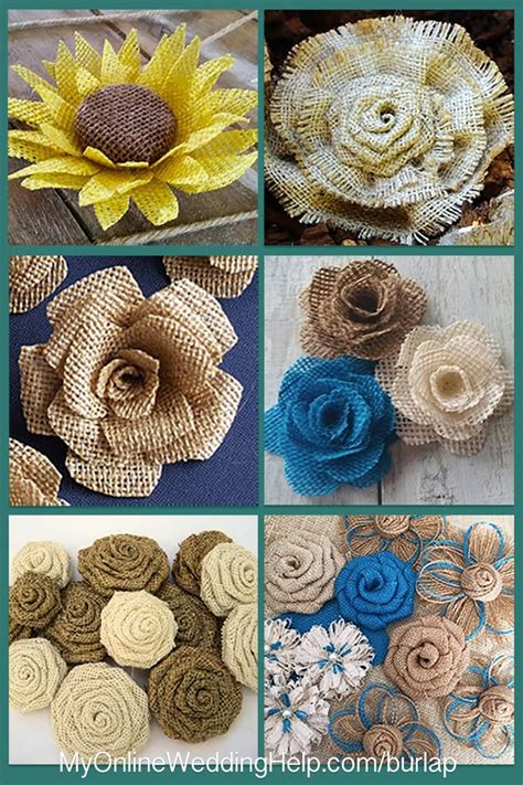 How To Make Burlap Flowers Burlap Flower Tutorial Burlap Crafts Diy Burlap